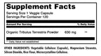 high potency Tribulus supplement capsules