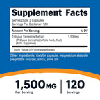 High potency Tribulus Terrestris capsules