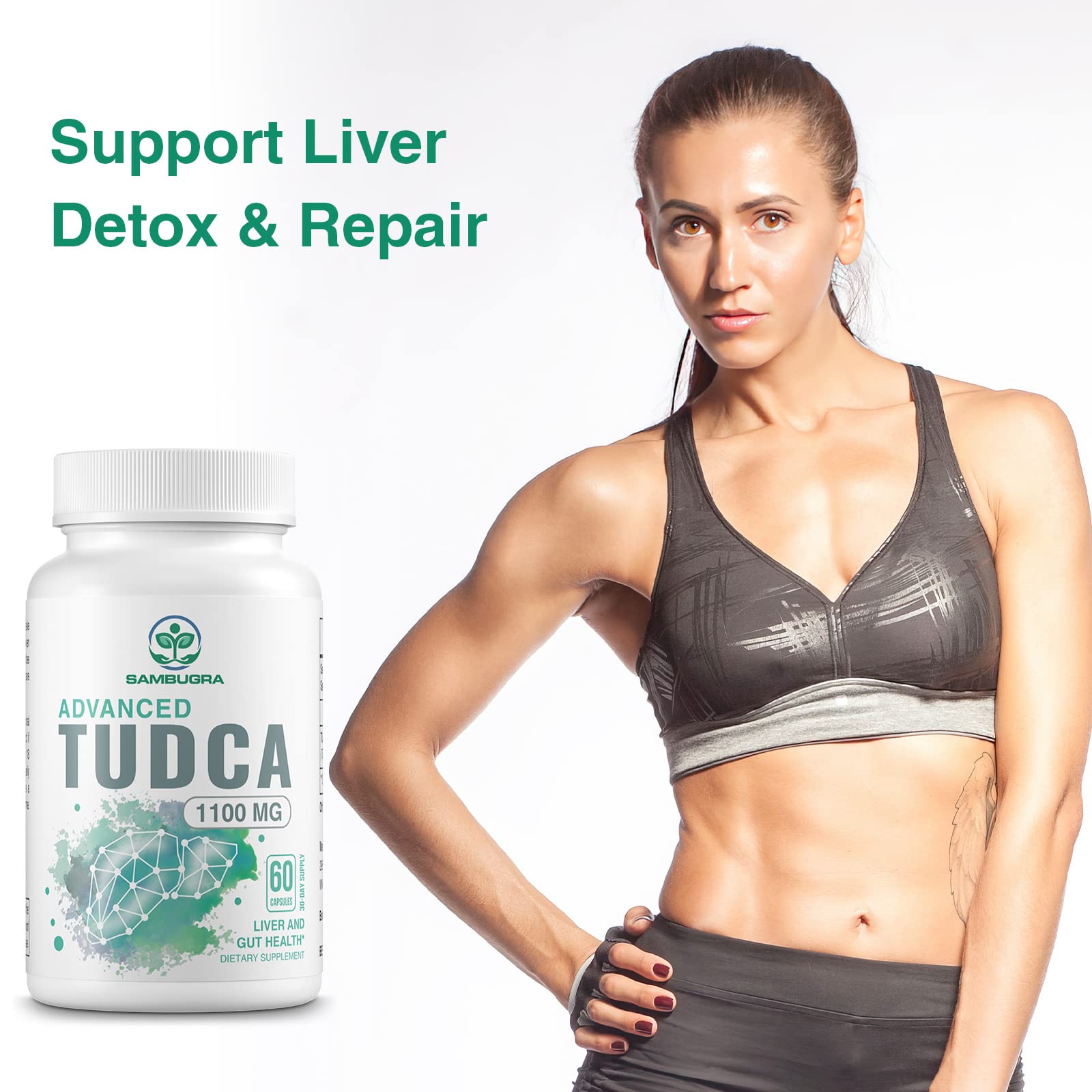 high potency TUDCA capsules 1100 mg