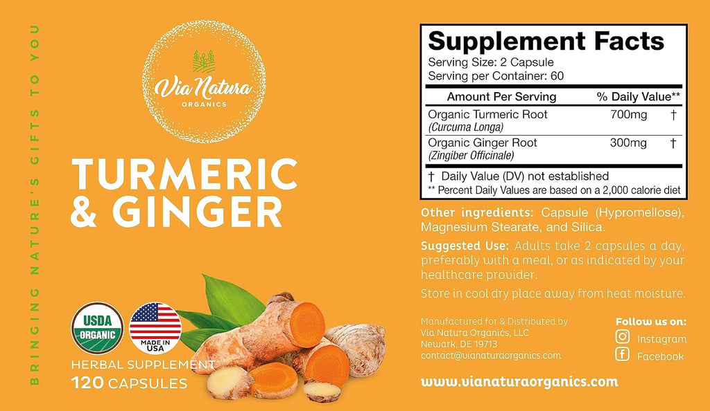 high potency turmeric and ginger formula