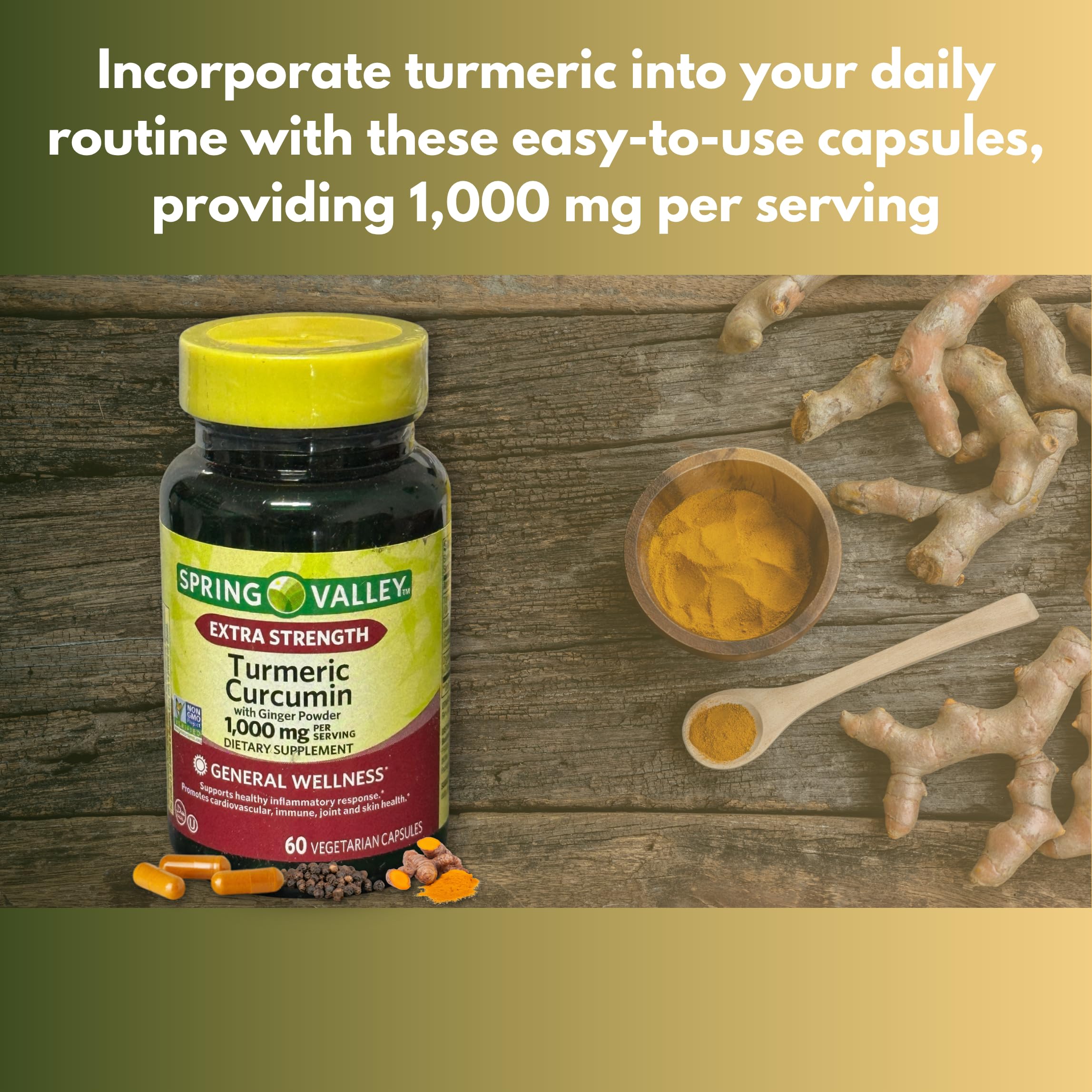 High potency turmeric capsules 1000mg