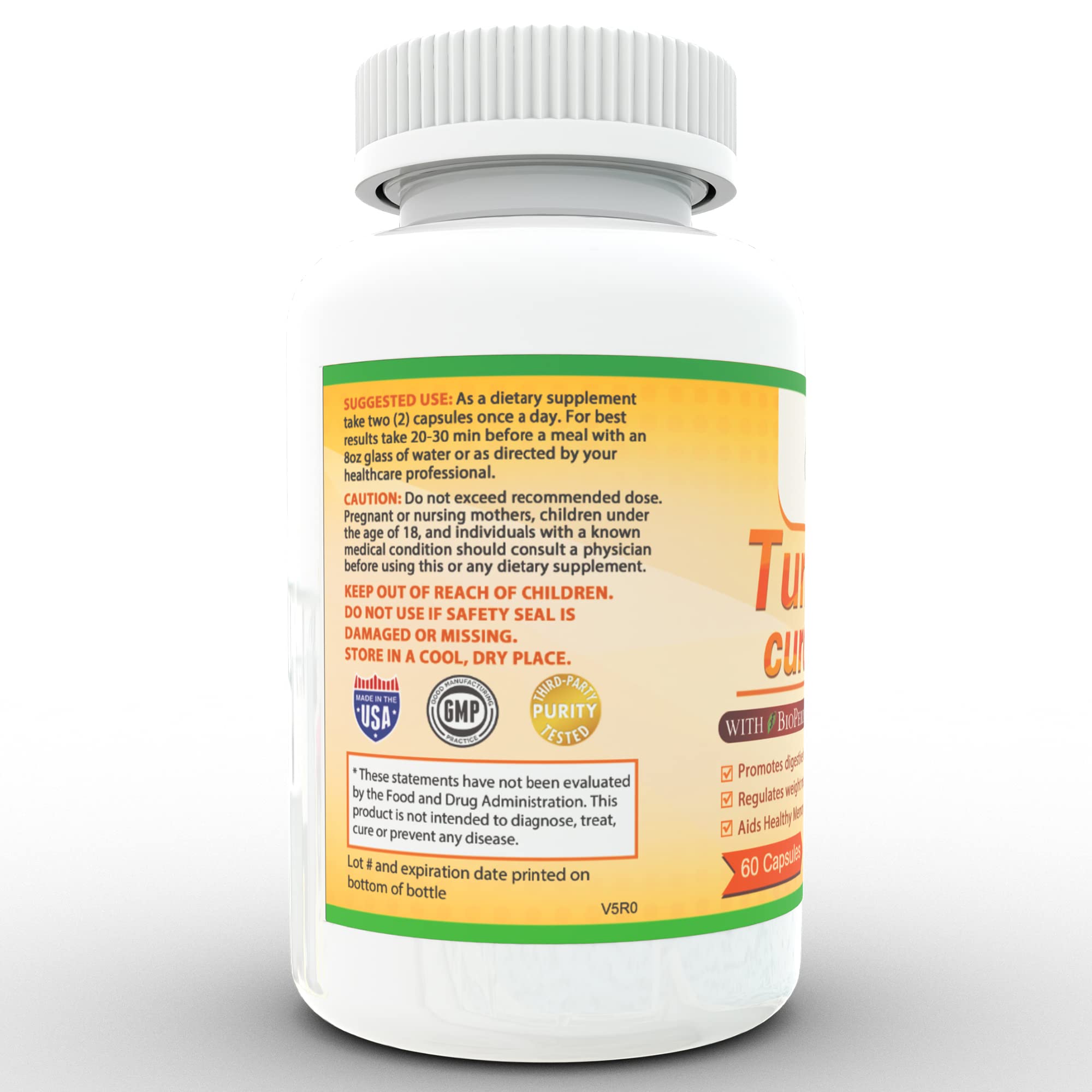 high potency turmeric capsules 1300mg