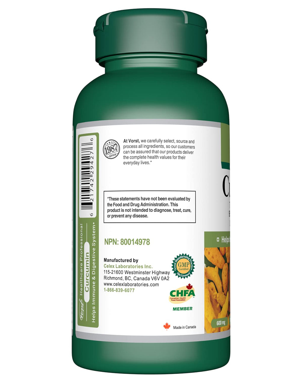 high potency turmeric capsules 600mg
