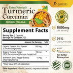 High potency turmeric curcumin 1500 mg