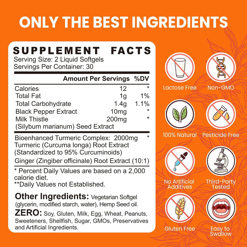 high potency turmeric curcumin 2000 mg