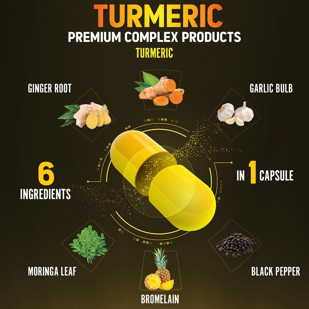 high potency turmeric curcumin capsules