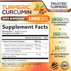 high potency turmeric curcumin capsules