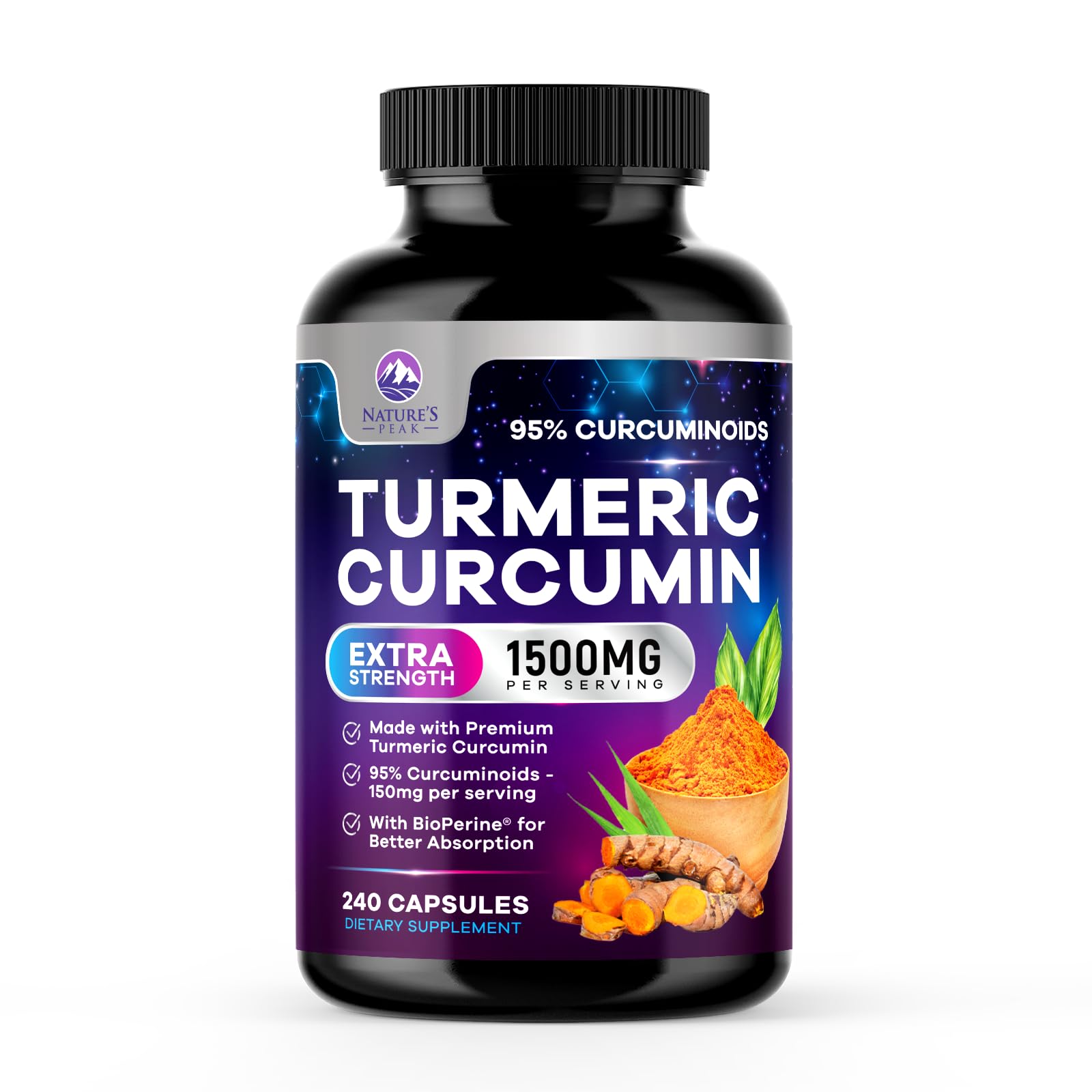 high potency turmeric curcumin capsules