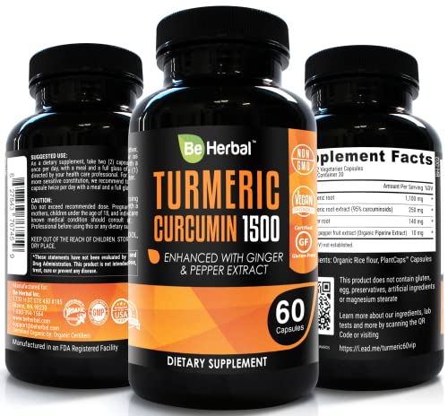 high potency turmeric curcumin capsules
