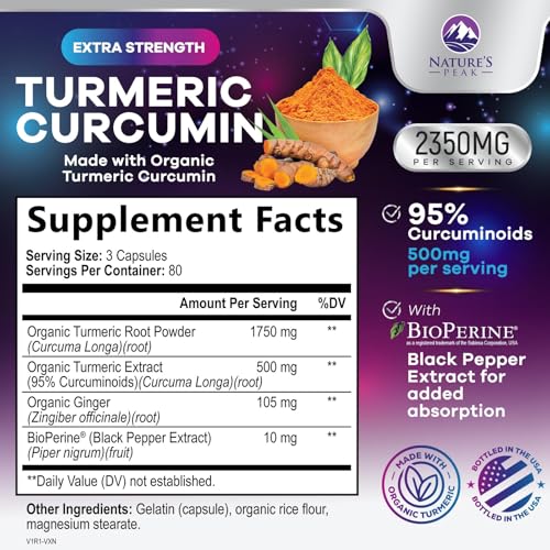 high potency turmeric curcumin capsules