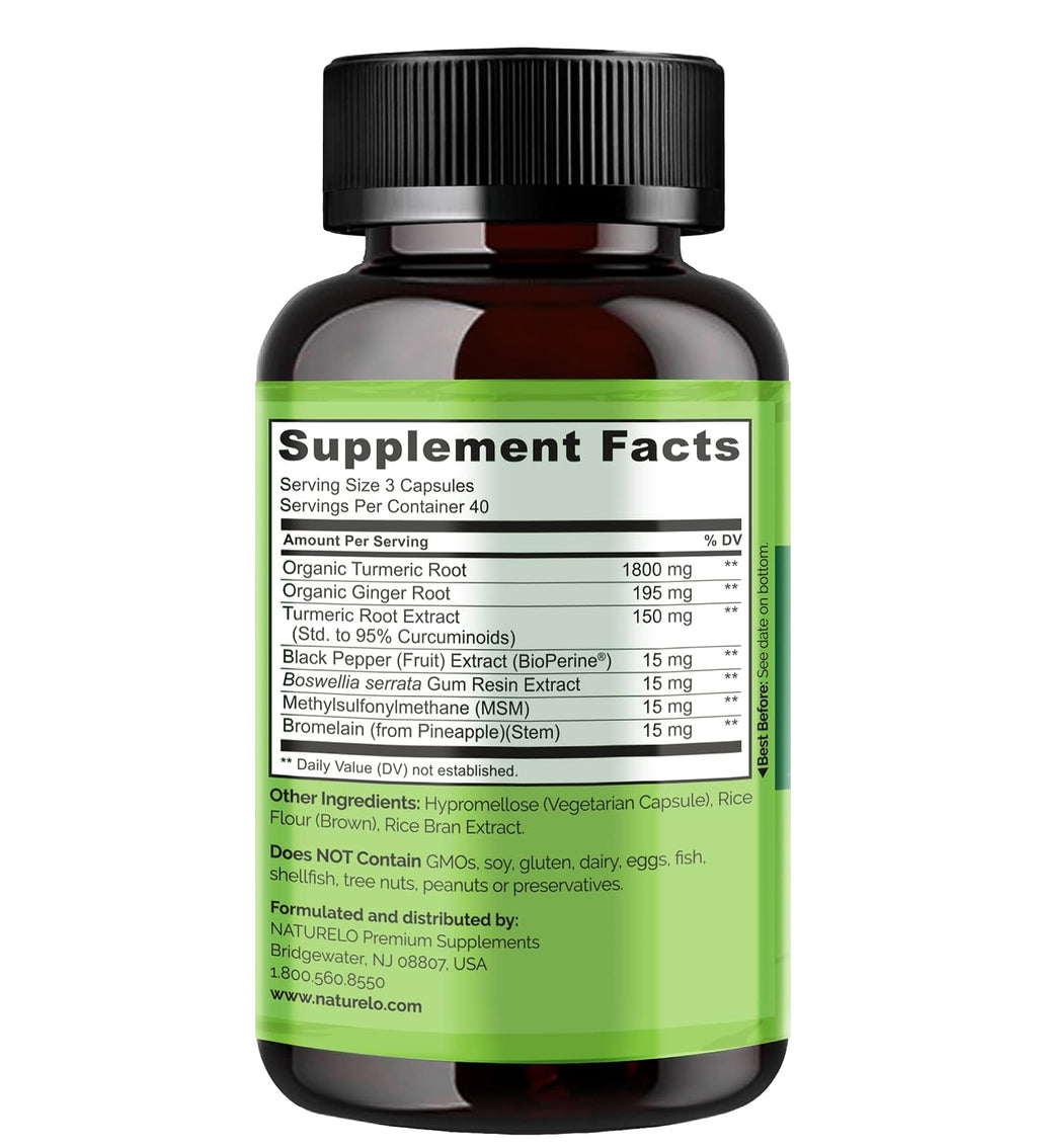 high potency turmeric curcumin capsules