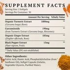 high potency turmeric curcumin softgels