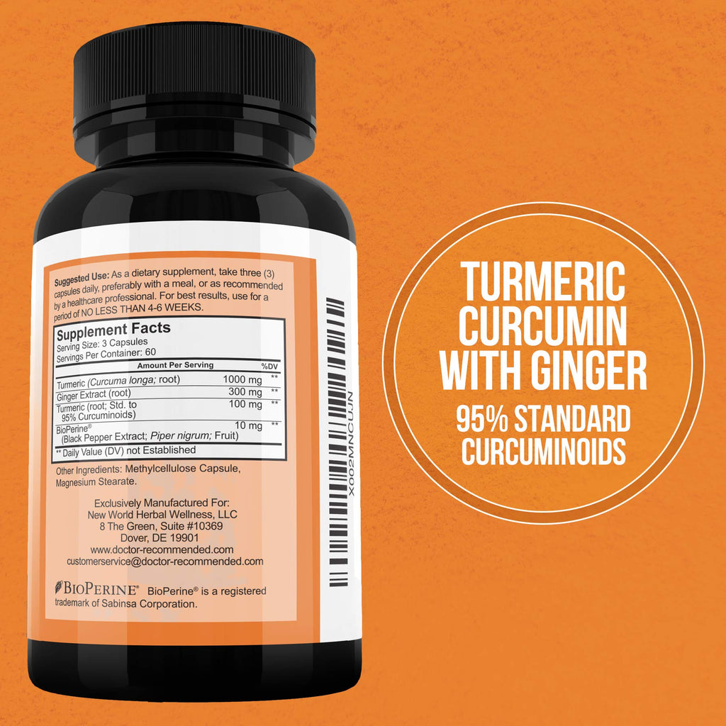 high potency turmeric curcumin supplement