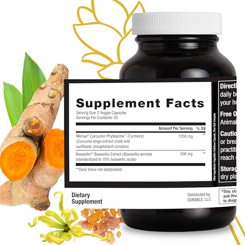 High potency turmeric curcumin supplement