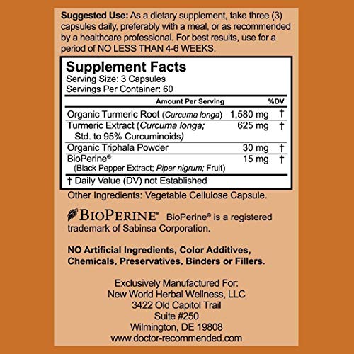 high potency turmeric curcumin supplement