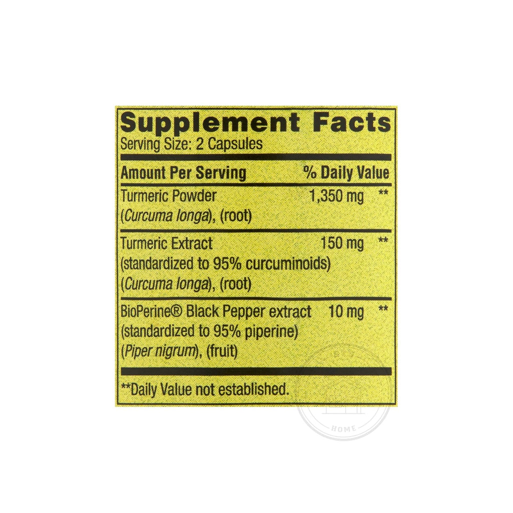 high potency turmeric curcumin supplement