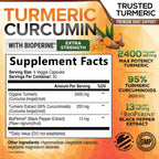 high potency turmeric curcumin supplement