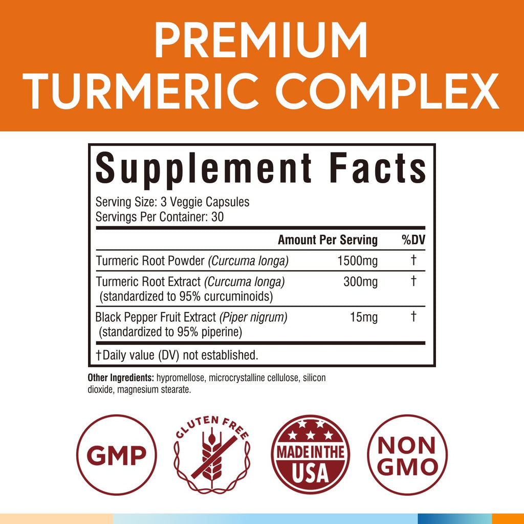 high potency turmeric curcumin supplement