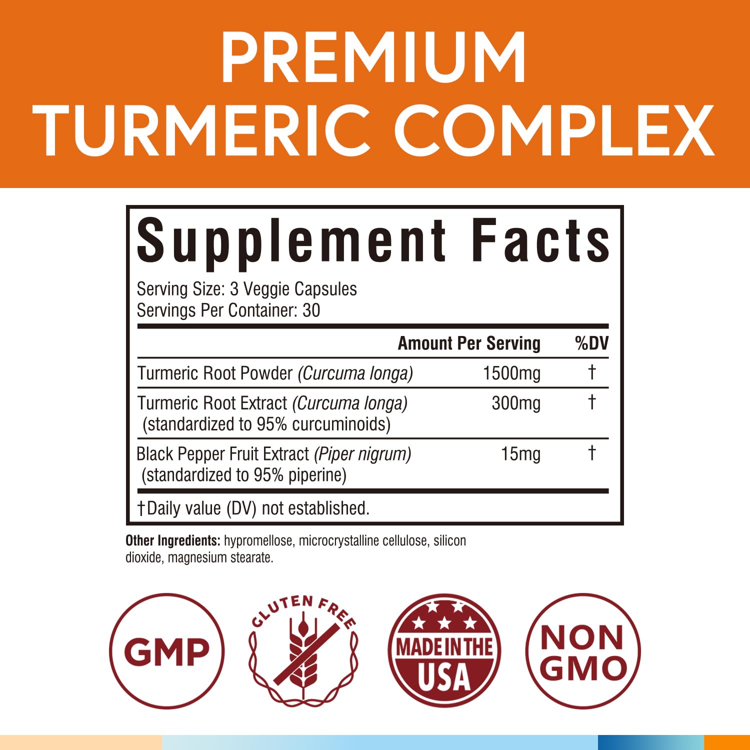 high potency turmeric curcumin supplement
