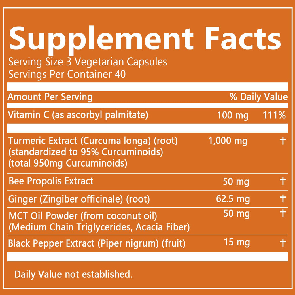 high potency turmeric curcumin supplement