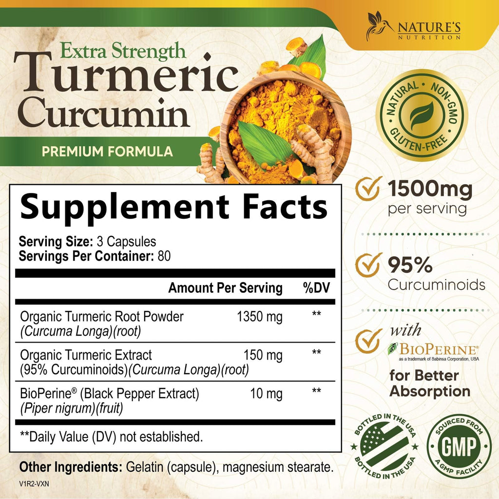 high potency turmeric curcumin supplement