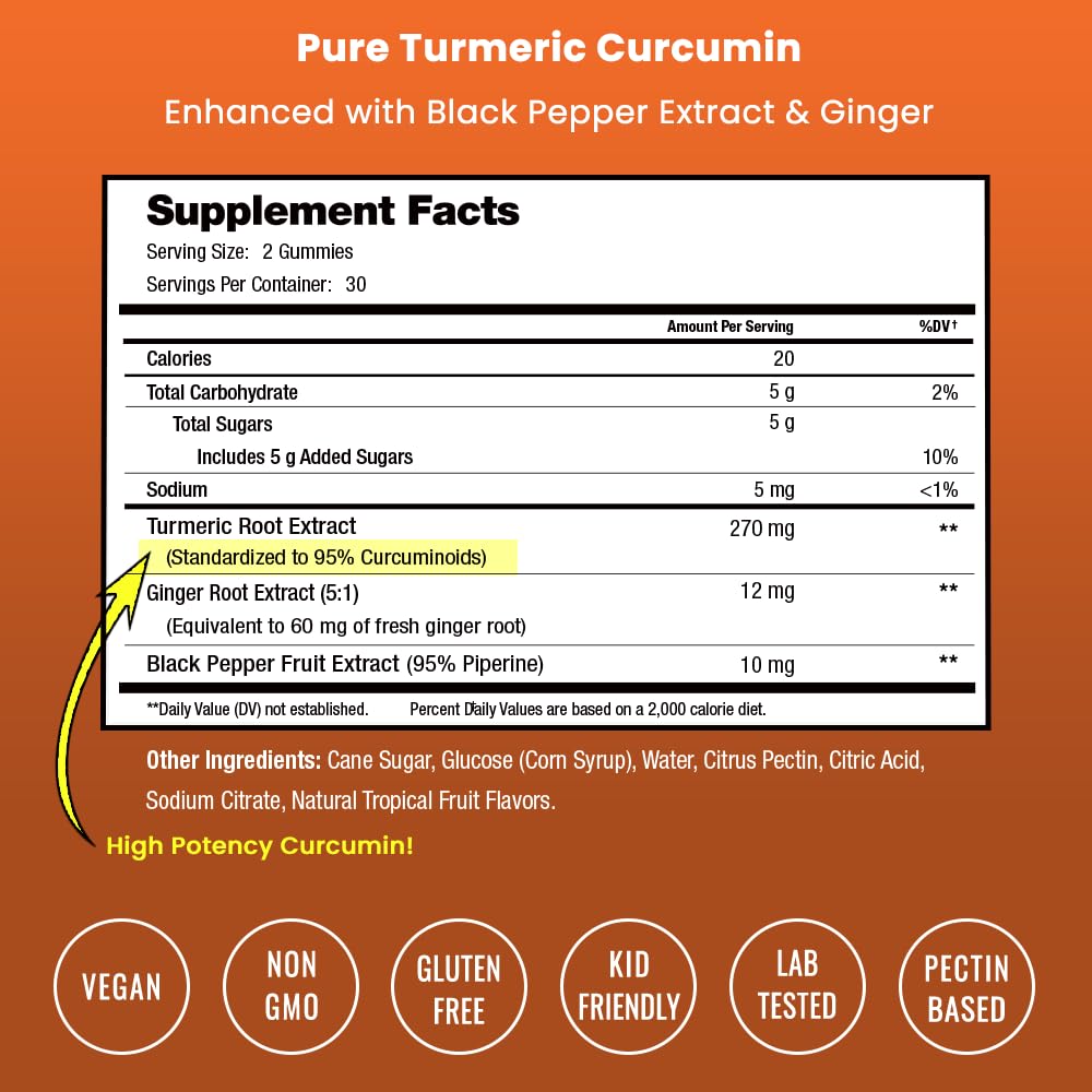 high potency turmeric curcumin supplement
