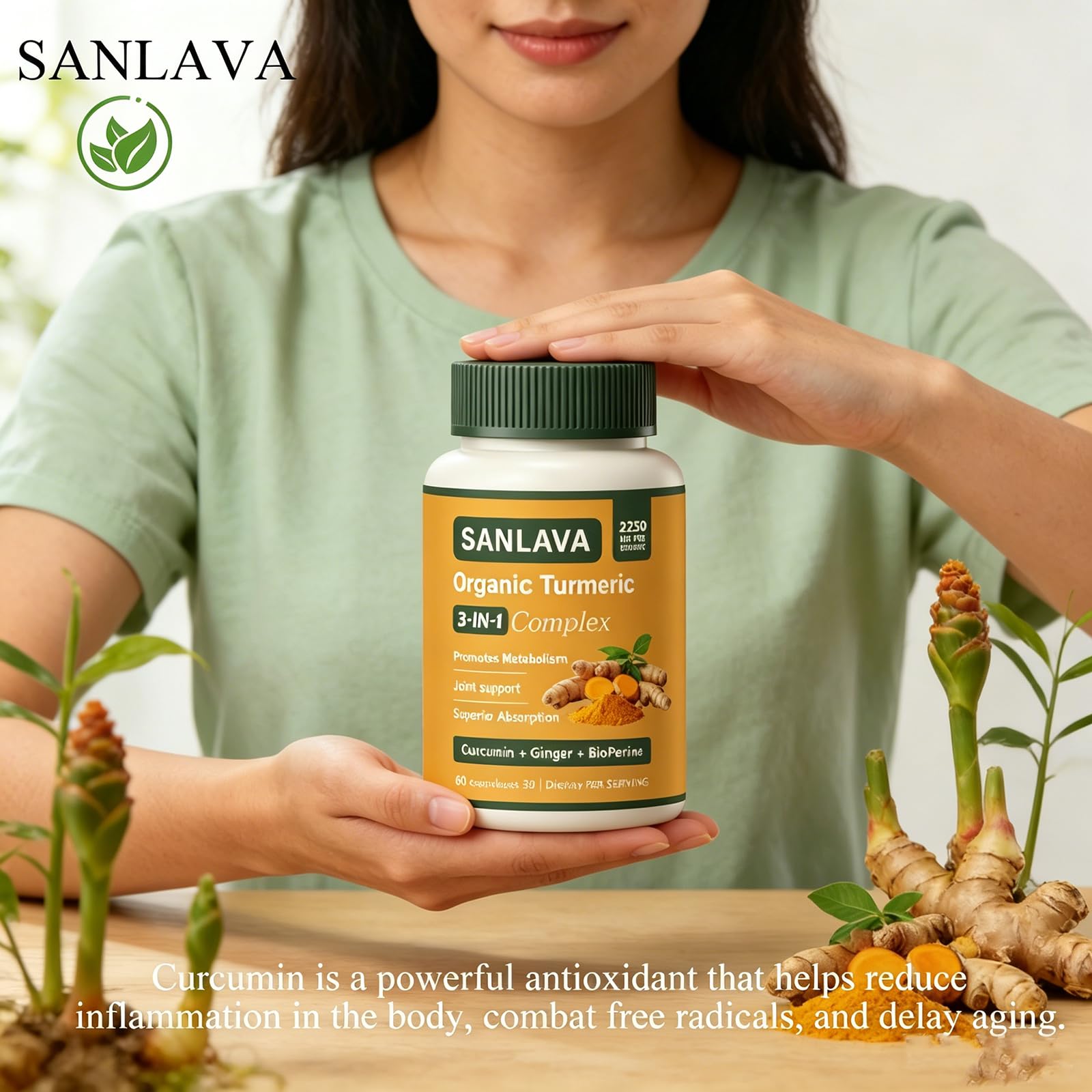 High potency turmeric curcumin supplement