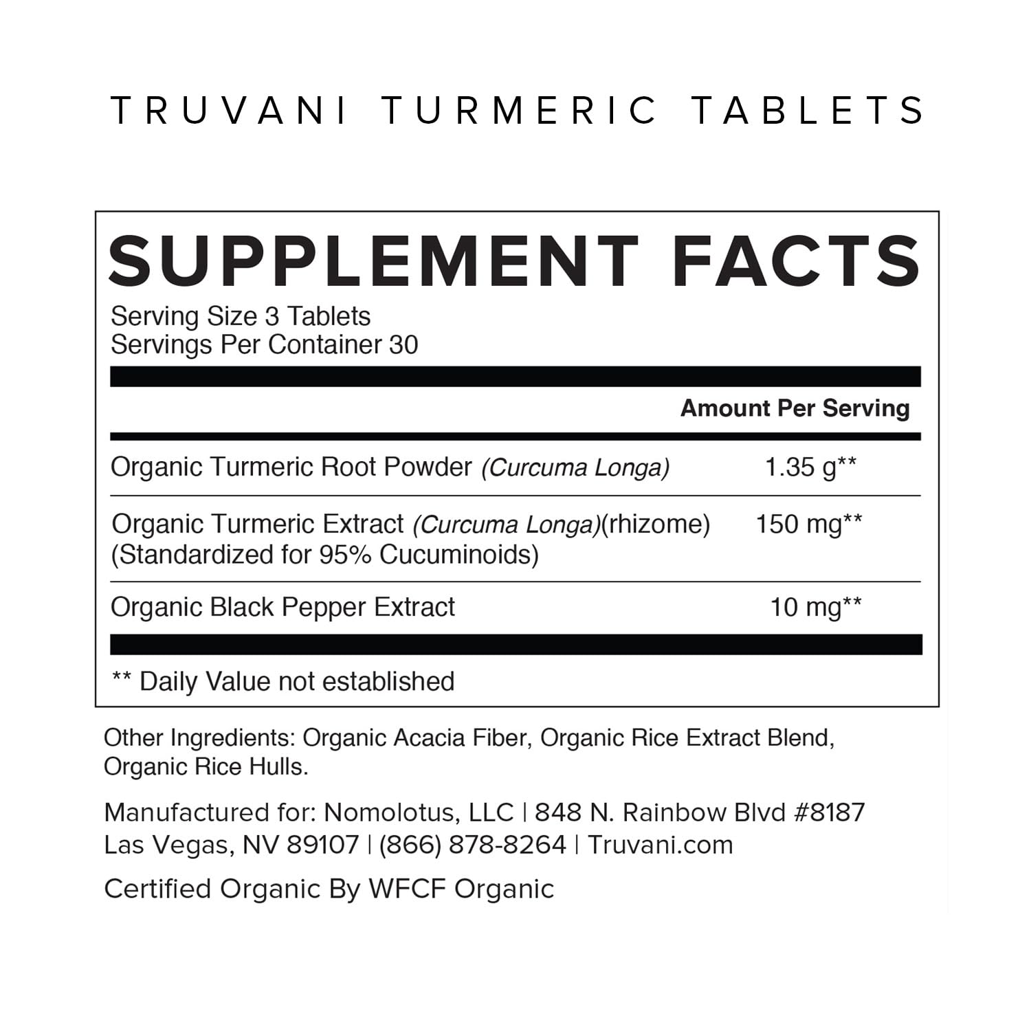 high potency turmeric curcumin tablets