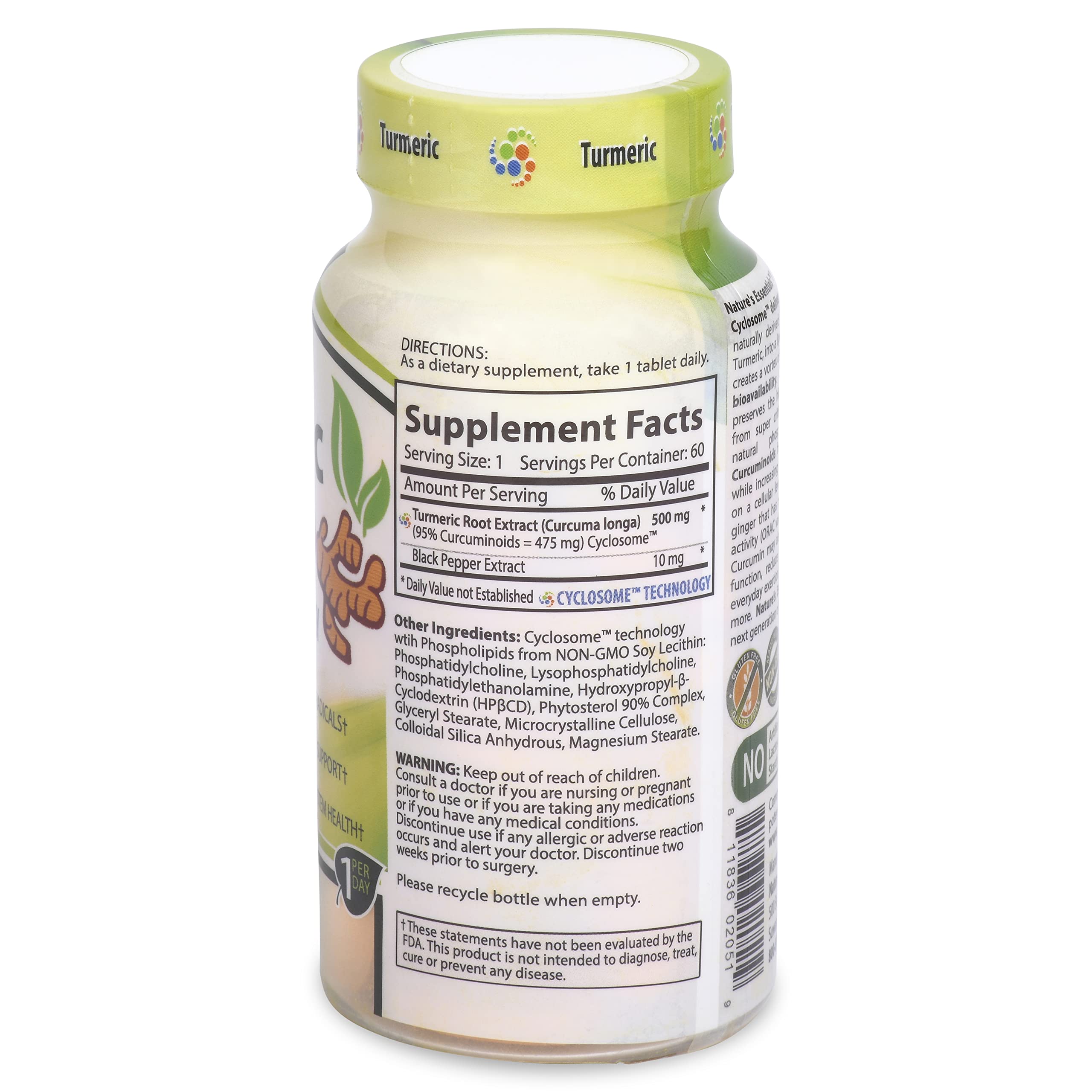 High potency turmeric for daily health