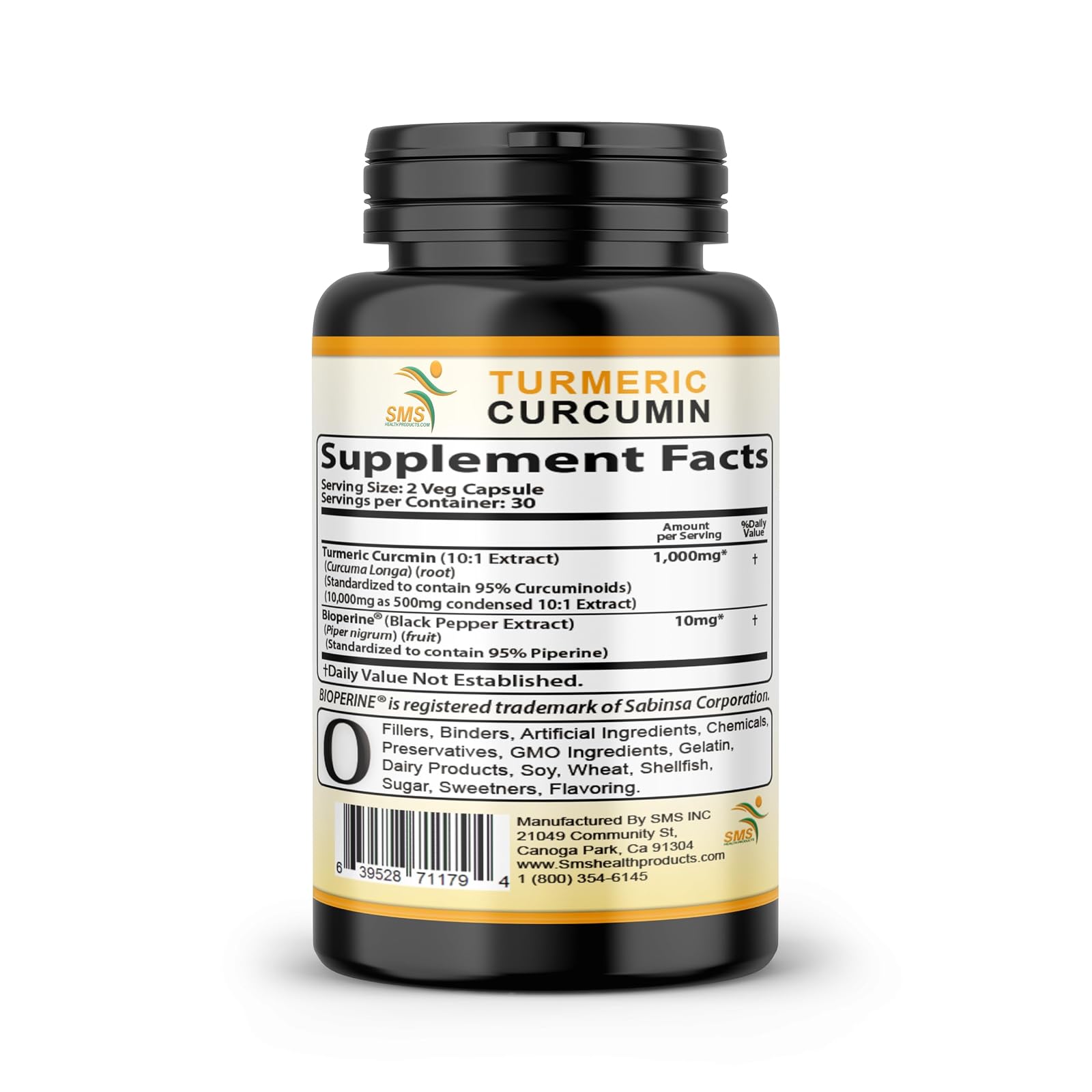 High potency turmeric for joint health