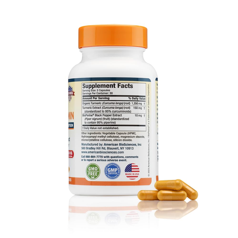 High potency turmeric supplement 1500mg