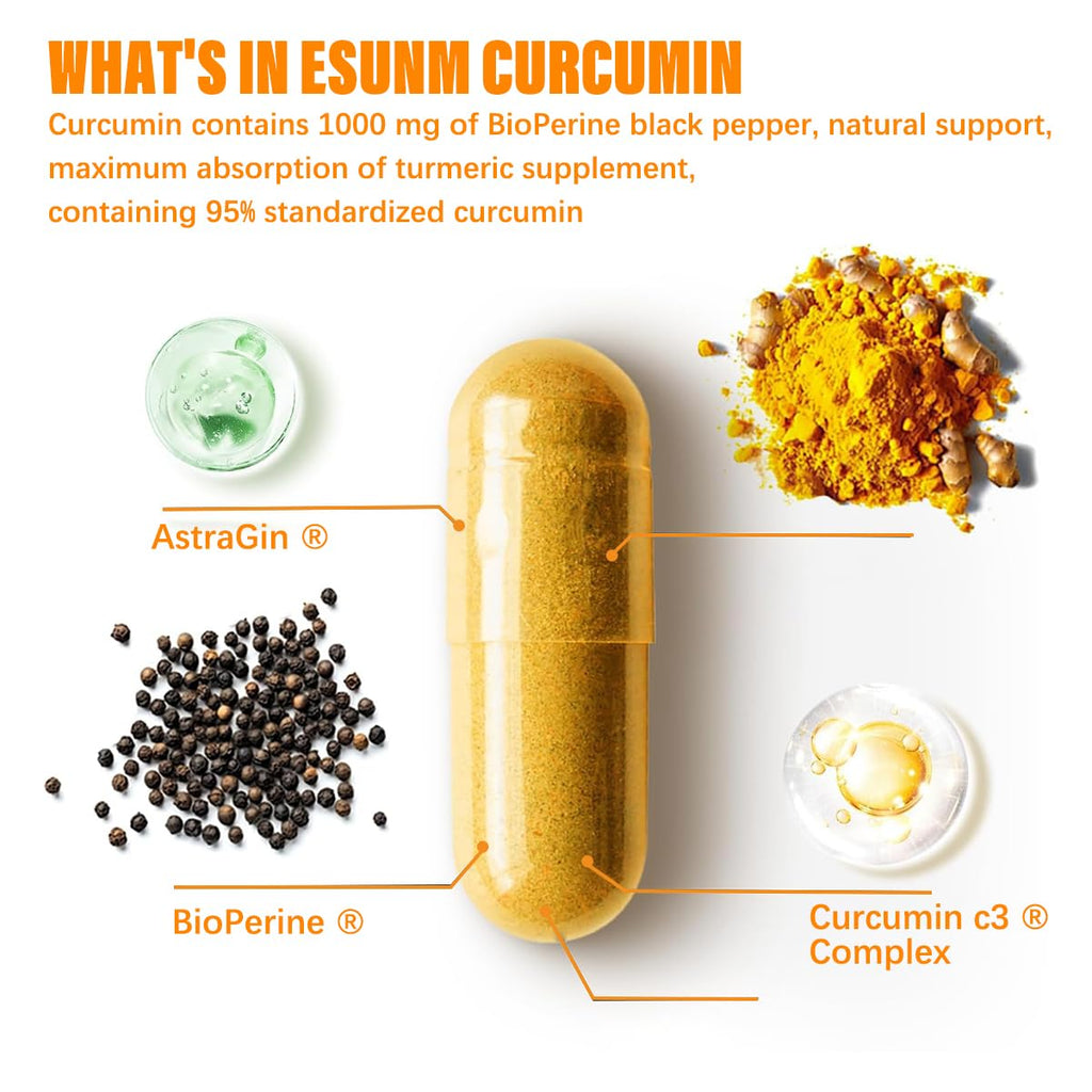 High potency turmeric supplement for wellness