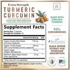High potency turmeric supplement