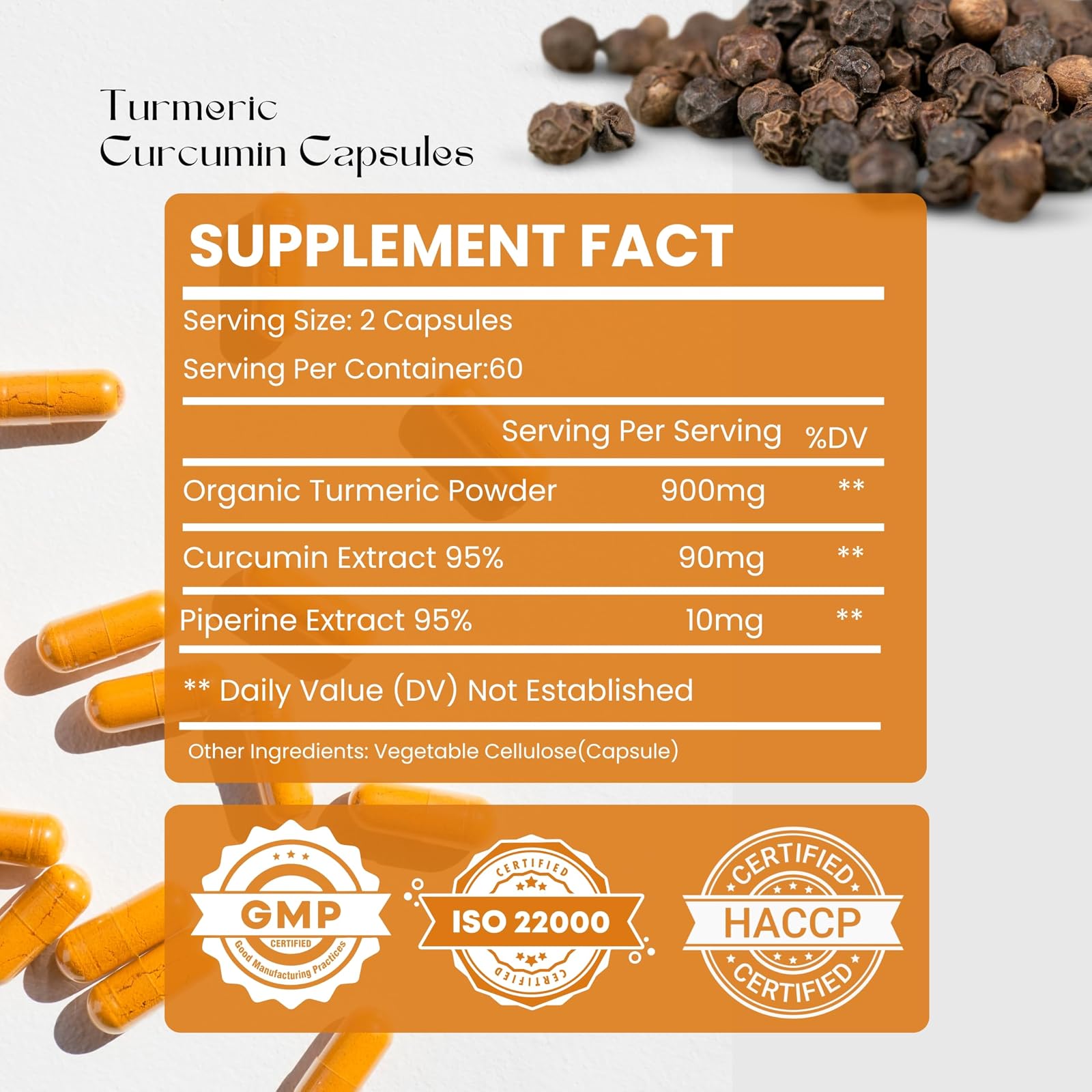 high potency turmeric with black pepper