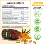 High potency turmeric with black pepper