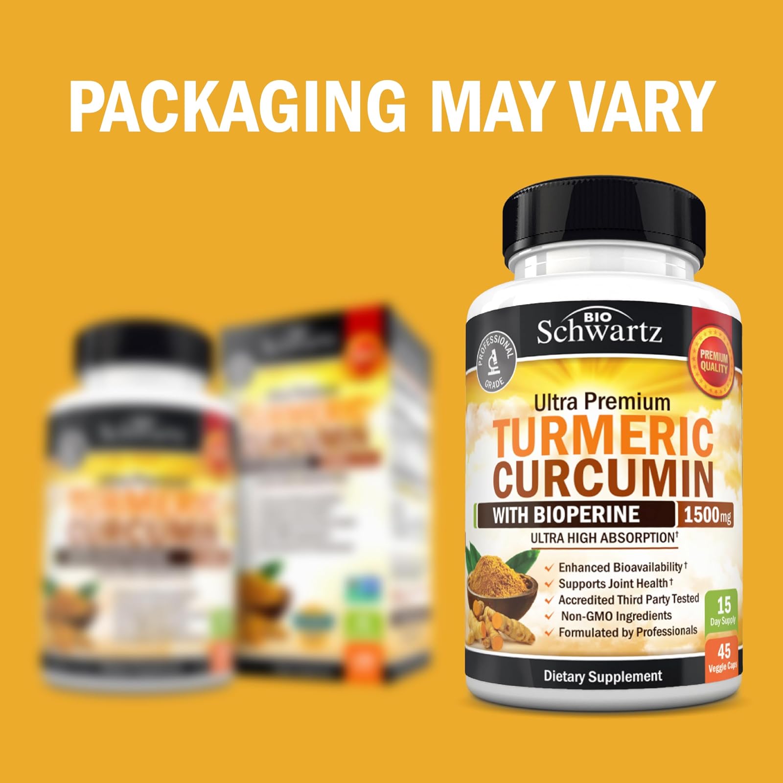 high potency turmeric with black pepper