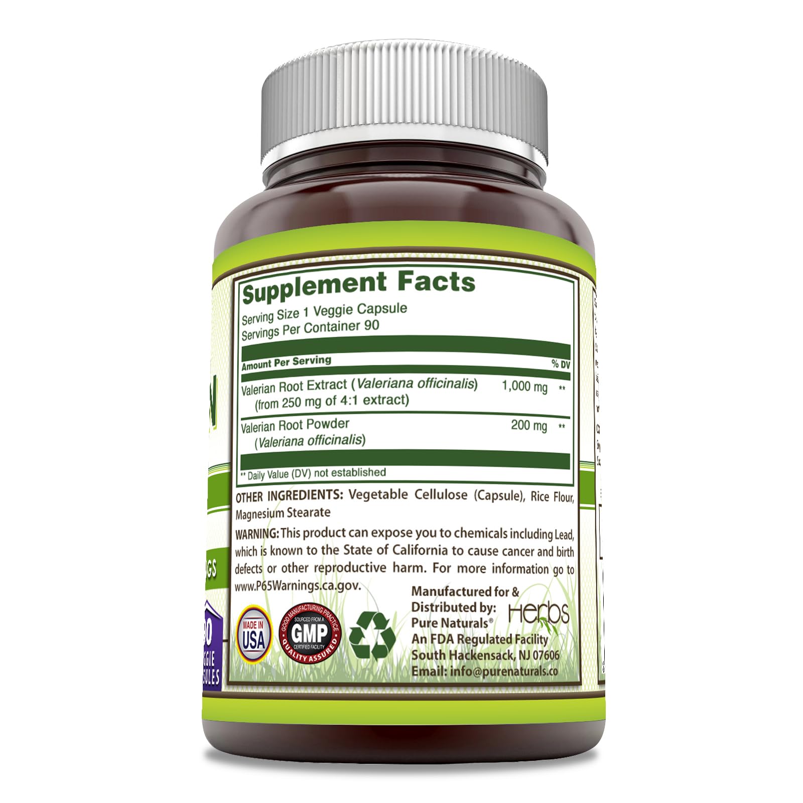 High potency valerian root extract