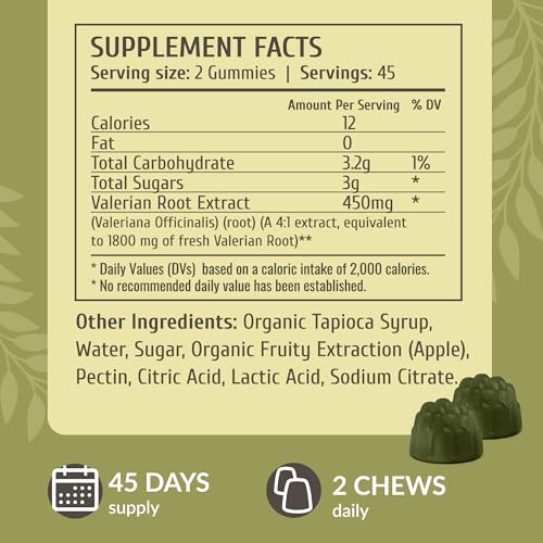 high potency valerian root gummies