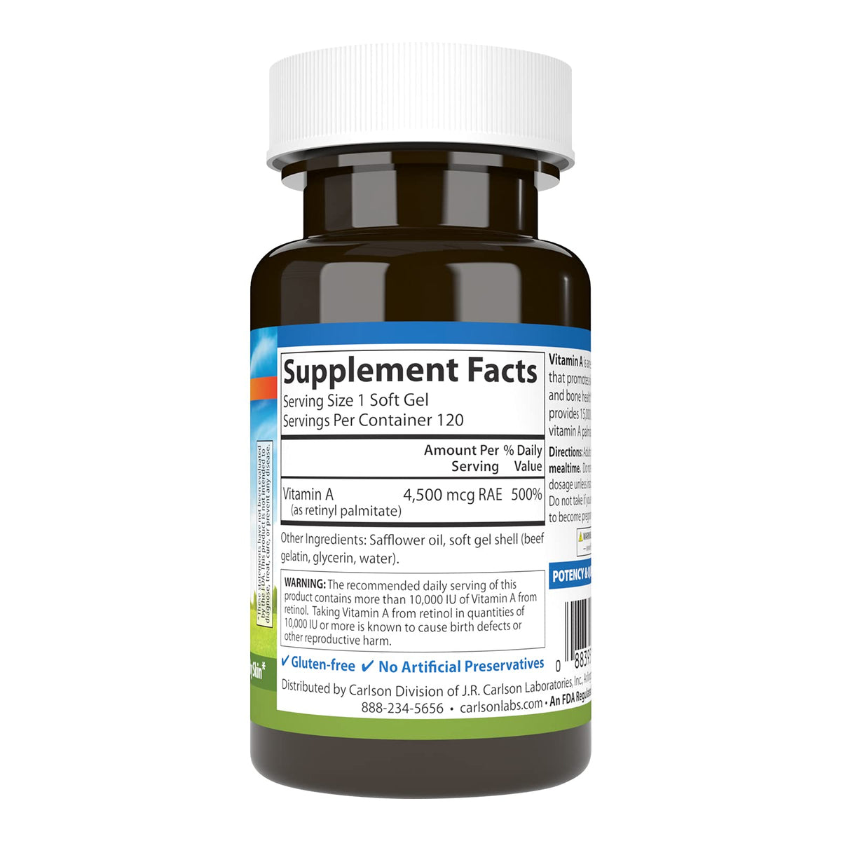 high potency Vitamin A 15000 IU