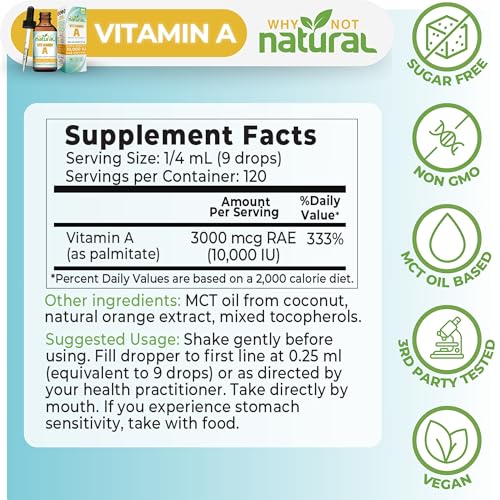 high potency vitamin A liquid supplement