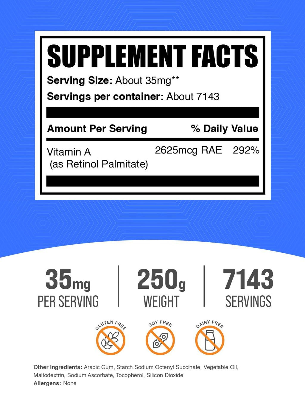 high potency vitamin a palmitate