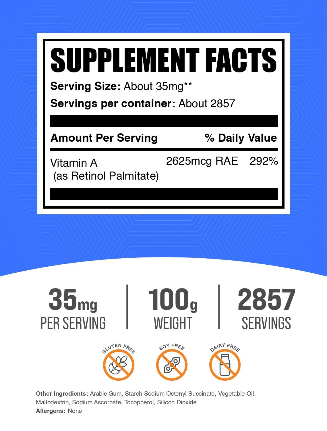 high potency vitamin A supplement