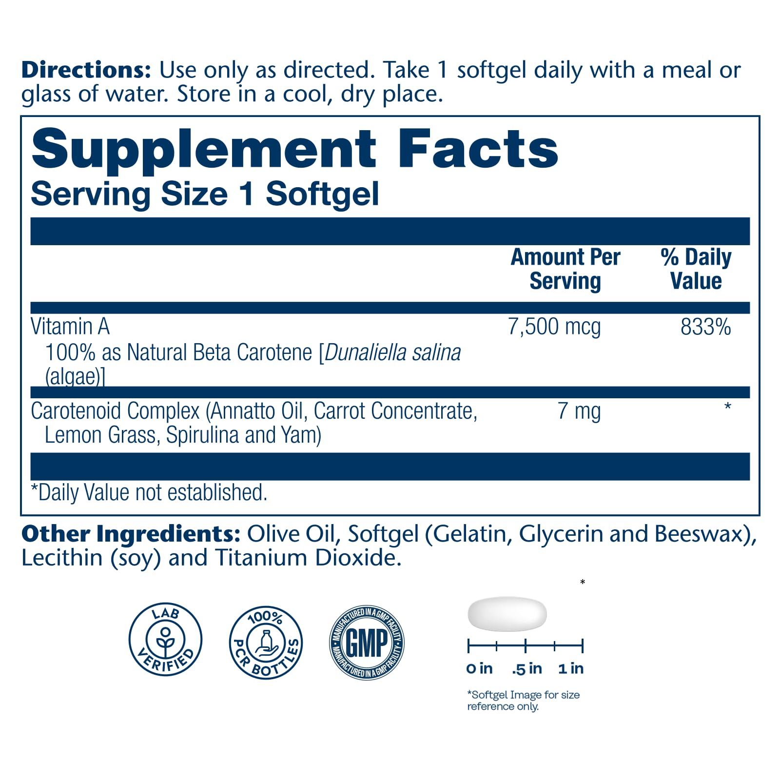 high potency vitamin A supplement