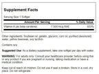 high potency vitamin A supplement