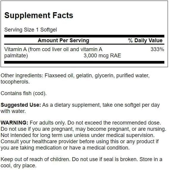 high potency vitamin A supplement