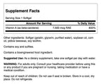 high potency vitamin A supplement