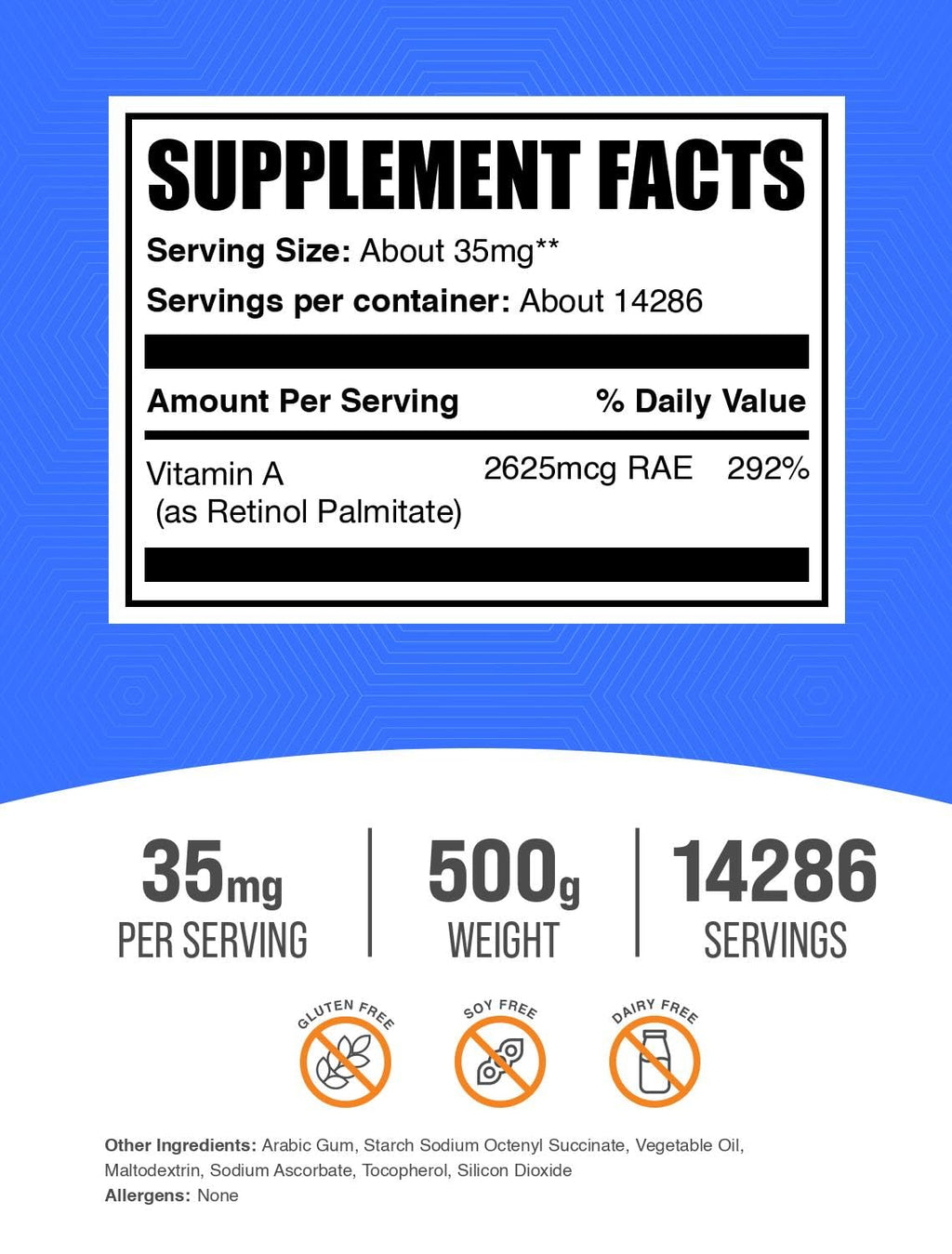 high potency vitamin a supplement