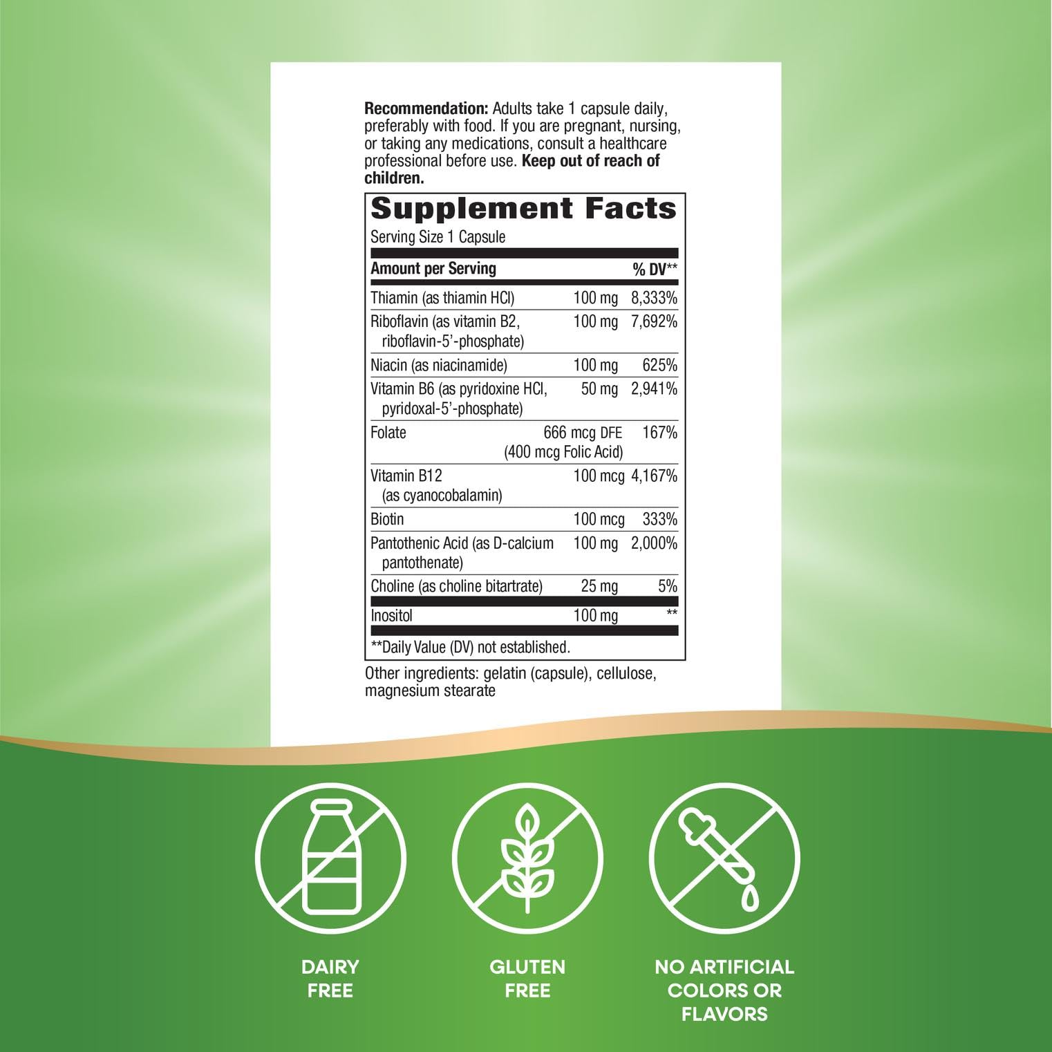 high potency vitamin b-100 complex