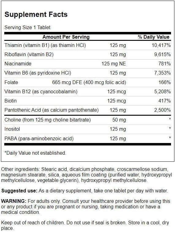high potency vitamin B-125 complex