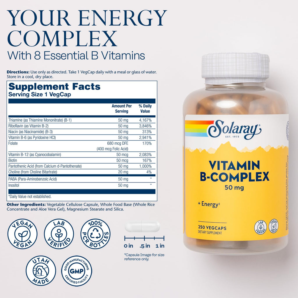high potency vitamin b complex capsules